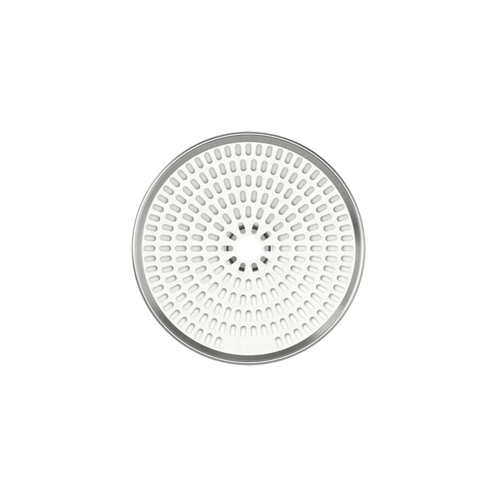 The drip tray for Quooker taps positioned away from the sink