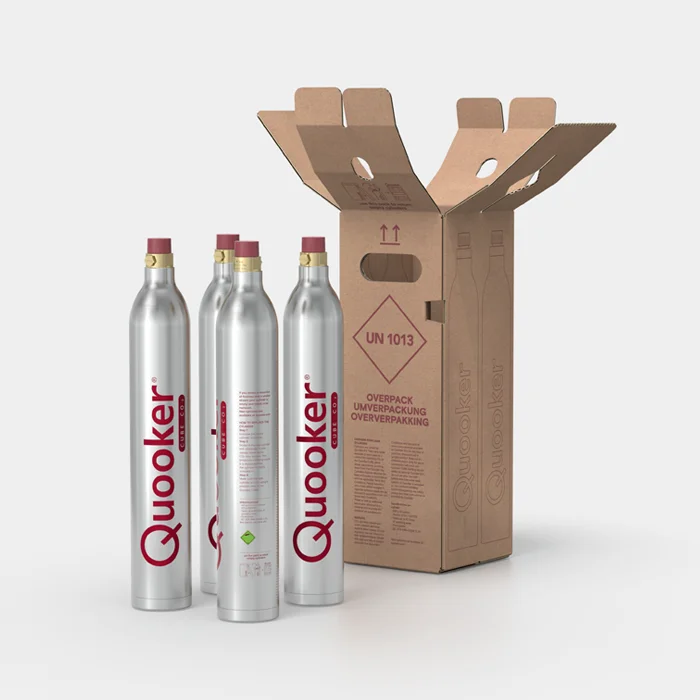 Quooker - Set of four CO₂ cylinders